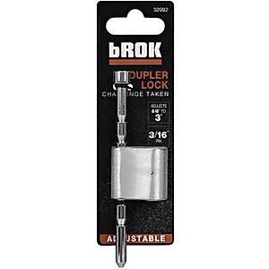 bROK Products 32992 Golf-T Adjustable Coupler Lock, Silver