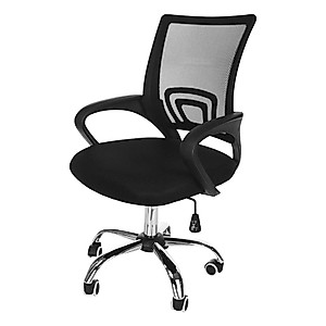 Executive Computer Office Home Task Adjustable Swivel Chair Stool with Arms,Breathable Mesh,Adjustable Height,Ergonomic Lumbar Support(Ship from US!)