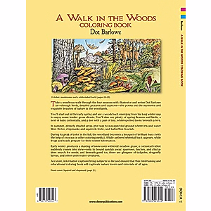 A Walk in the Woods (Dover Nature Coloring Book)