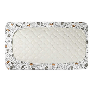 Jersey Cotton Bassinet Sheet Set 3 Pack Fitted Cradle Sheets, Ultra Soft Stretch 190 GSM, for Baby Boy, Universal Fit Rectangle Oval Hourglass Bassinet Mattress, Dinosaur Elephant Koala