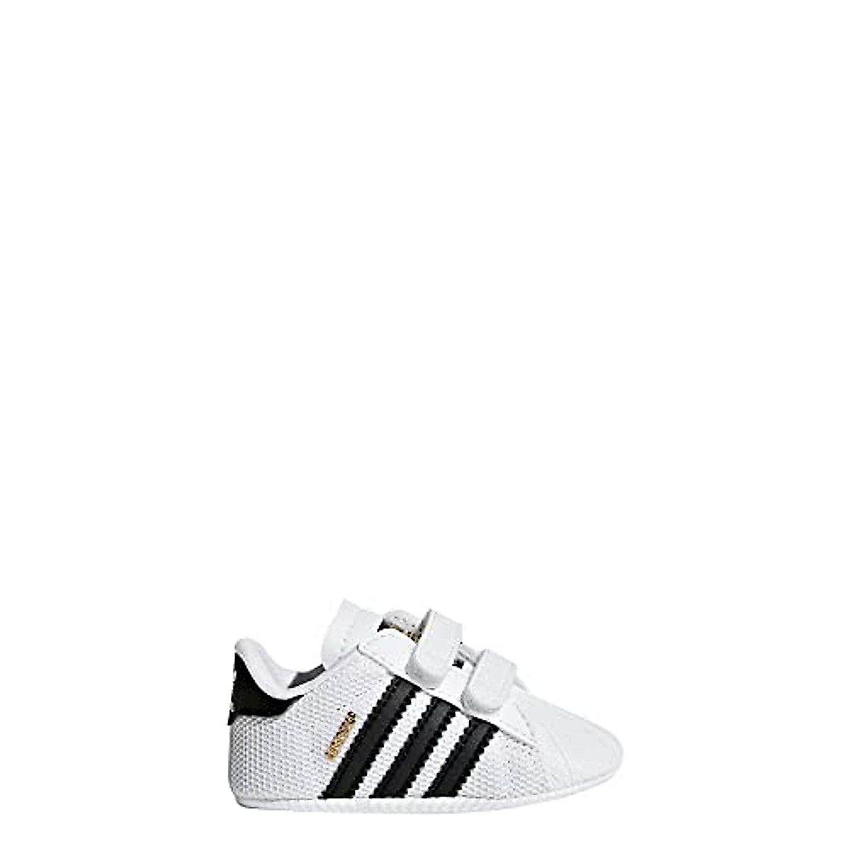 adidas Originals unisex child Superstar Sneaker, Core White/Black/White, 4 Toddler US