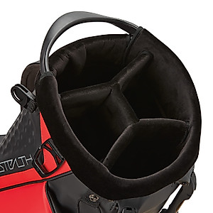 TaylorMade Unisex's Tour Stand Bag, Red, Black & White, One Size