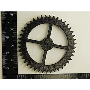 Steampunk Gears Wall Decor - Eight Gears, Two Push Rods - 10 Pieces - Free Shipping - Wood Gears