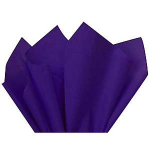 Flexicore Packaging | Purple Gift Wrap Tissue Paper | Size: 15 Inch X 20 Inch | Count: 10 Sheets | Color: Purple | DIY Craft, Art, Wrapping