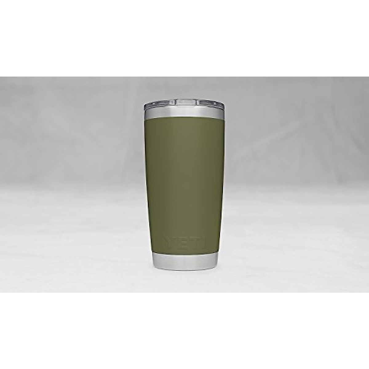 YETI Rambler 20 oz Tumbler, Stainless Steel, Vacuum Insulated with Standardr Lid, Olive