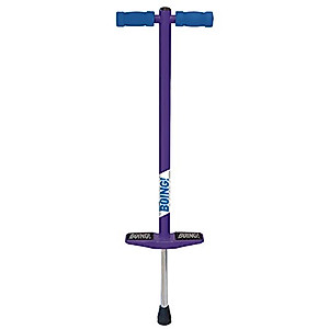 Geospace Jumparoo Boing! JR. Pogo Stick by Air Kicks, Small for Kids 50 to 90 Lbs (Purple)