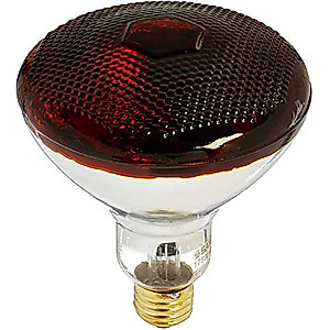 Satco S4751 Medium Light Bulb in Bronze/Dark Finish, 5.31 inches, 1 Count (Pack of 1), Red Heat