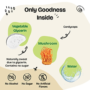 Cordyceps Tincture for Dogs - Mushroom Energy Supplements - Cordyceps Sinensis Liquid Drops for Kidney Detox & Cleanse - Dog Food Supplements for Pet Energy Support & Kidney Wellness - 2 oz