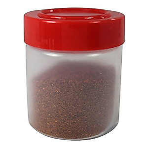 Pinnacle Mercantile 9 Pack 1oz Mini Plastic Spice Jars Bottles Containers with Sifter and Cap