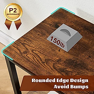 PRAISUN Dresser TV Stand with Storage and Drawers , Wide Dresser for Bedroom, Entertainment Center for 55 inch TV for Living Room, Chest, Closets and Nursery - Black and Rustic Brown