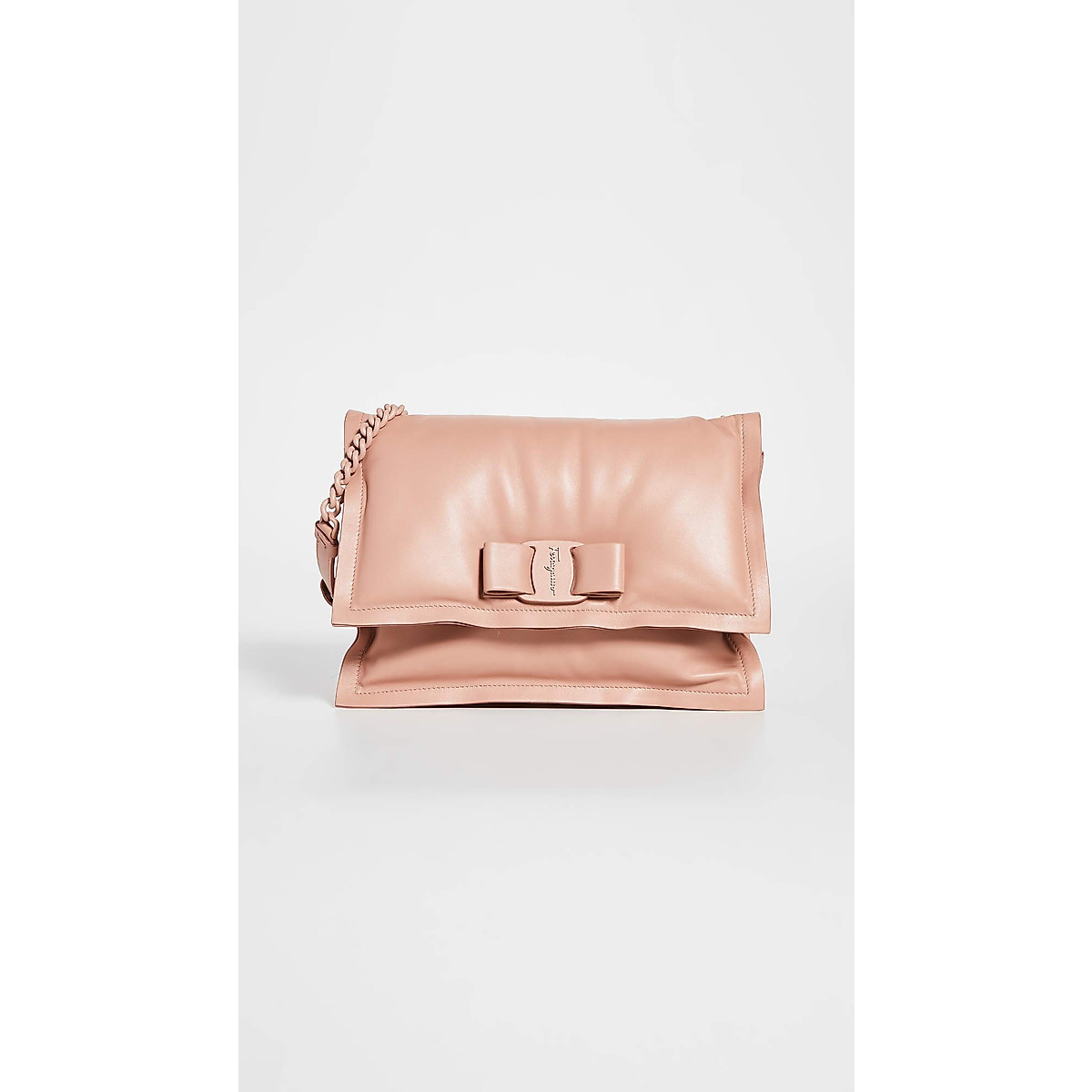 Salvatore Ferragamo Viva Shoulder Bag New Blush One Size