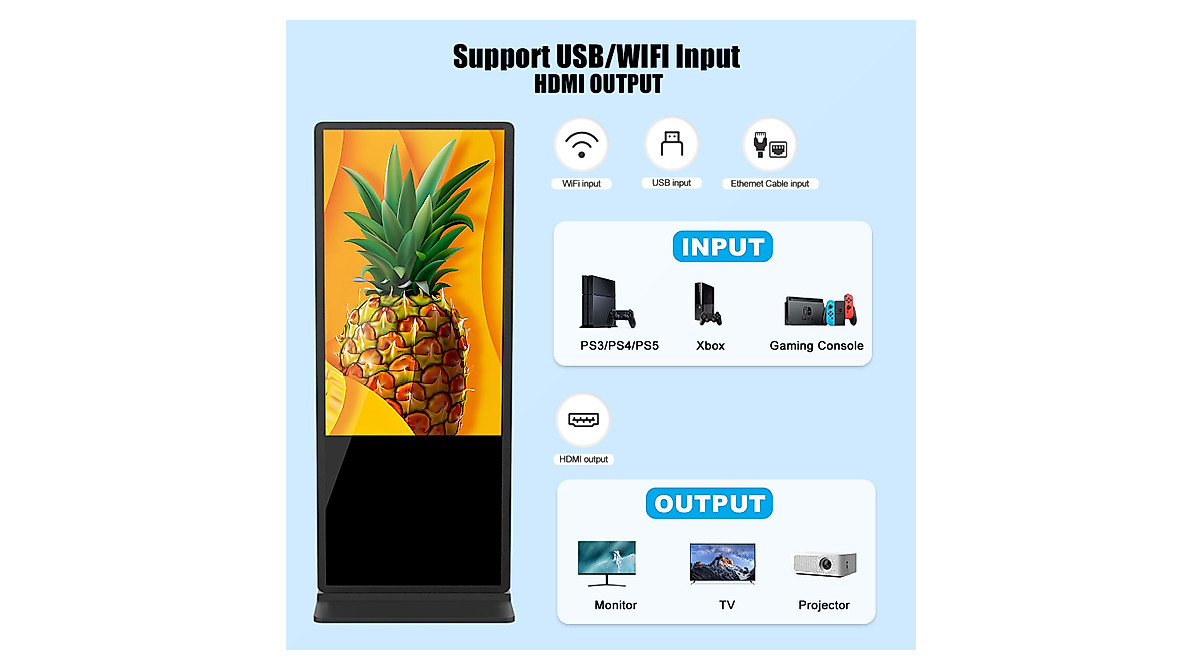 Interactive 55-Inch Touchscreen Monitor with Windows 10 | Digital Signage