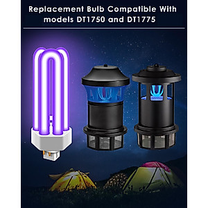 PACETAP 3 Pack 43050 26W 3U Replacement Bulbs Compatible with DynaTrap DT1750 DT1775, 3/4 Acre and 1 Acre Replacement Bulb, Indoor Outdoor U Shape Replacement Bulbs Light