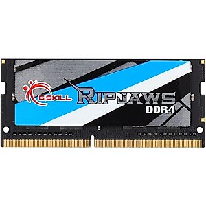 G.SKILL Ripjaws DDR4 SO-DIMM Series DDR4 RAM 8GB (1x8GB) 2666MT/s CL19-19-19-43 1.20V Unbuffered Non-ECC Notebook/Laptop Memory SODIMM (F4-2666C19S-8GRS)