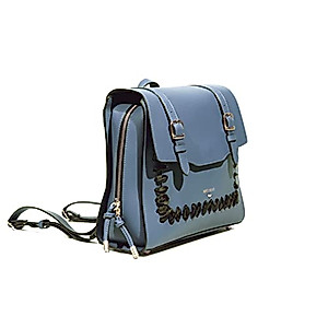 Niko Ineko Women's Medium Backpack Kitty Snout Hardware Teal