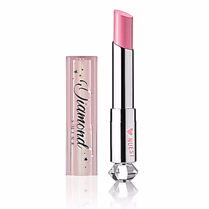 Diamond Shine Metallic Sparkle Lip Color with Vitamin E by Nuest Cosmetics, Easy Application, High Pigment Full Coverage in 8 Glittery Shades, Cruelty Free, Vegan (Glazed Pink)