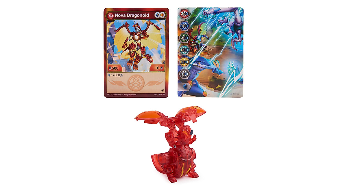 Nova Bakugan Dragonoid: Light Up Action Figures