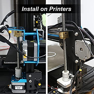 ENOMAKER Upgrade Brass Z Axis Coupler Oldham Coupling Avoid Vibration Improve Printing Quality for Creality Ender 3 Pro V2 CR-10 CR-10S Pro 3D Printer Accessory T8 Lead Screw Hotbed