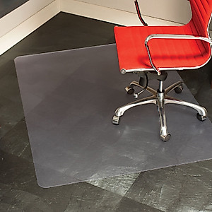 ES Robbins Everlife 60" x 96" Multitask Series Hard Floor Rectangle Chairmat, Clear, Model:132831