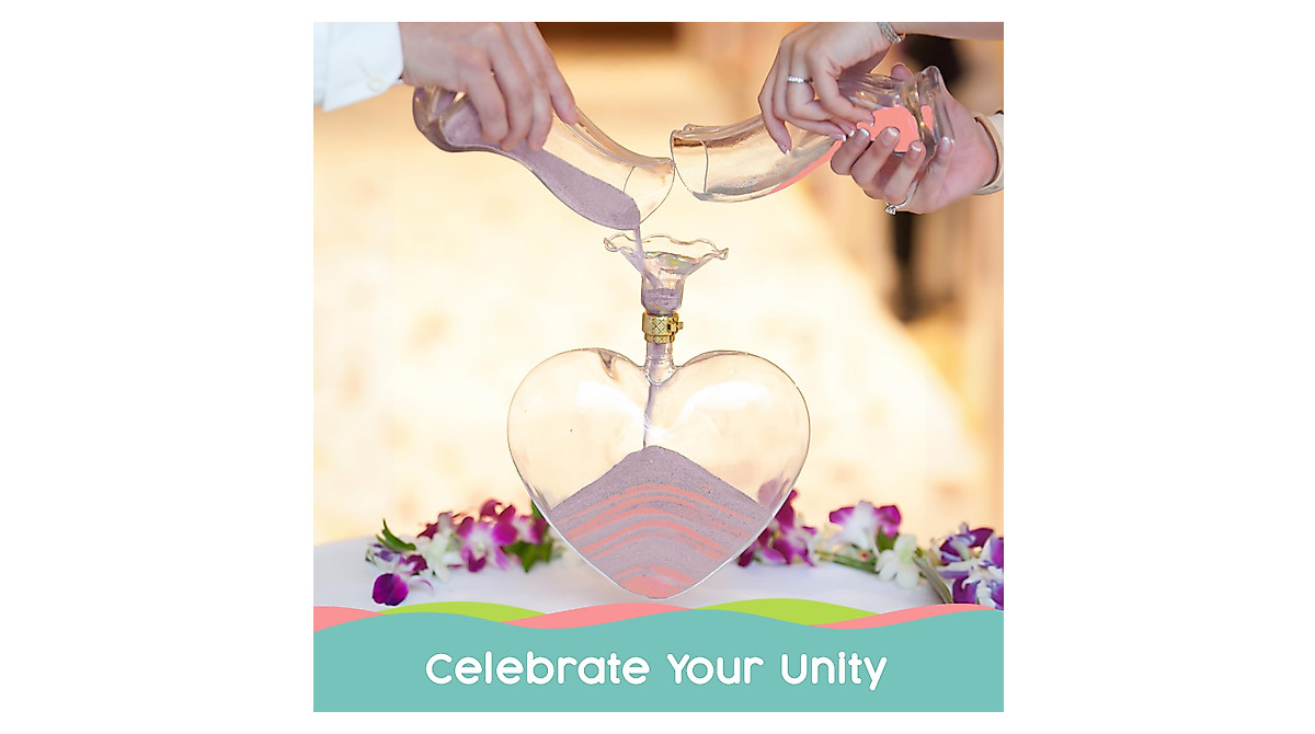 Pink Blush Unity Sand for Weddings & Decor | Sandsational Sparkle