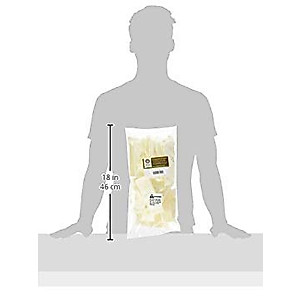 Natural & Roasted Rawhide Chips for Dogs Bulk Rawhide Dog Treats - 1LB & 3LB Bags (1 LB (Pack of 1), Beef)