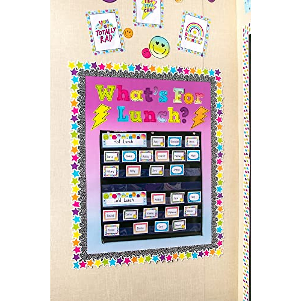 Teacher Created Resources Brights 4Ever Stars Die-Cut Border Trim, 35 Feet