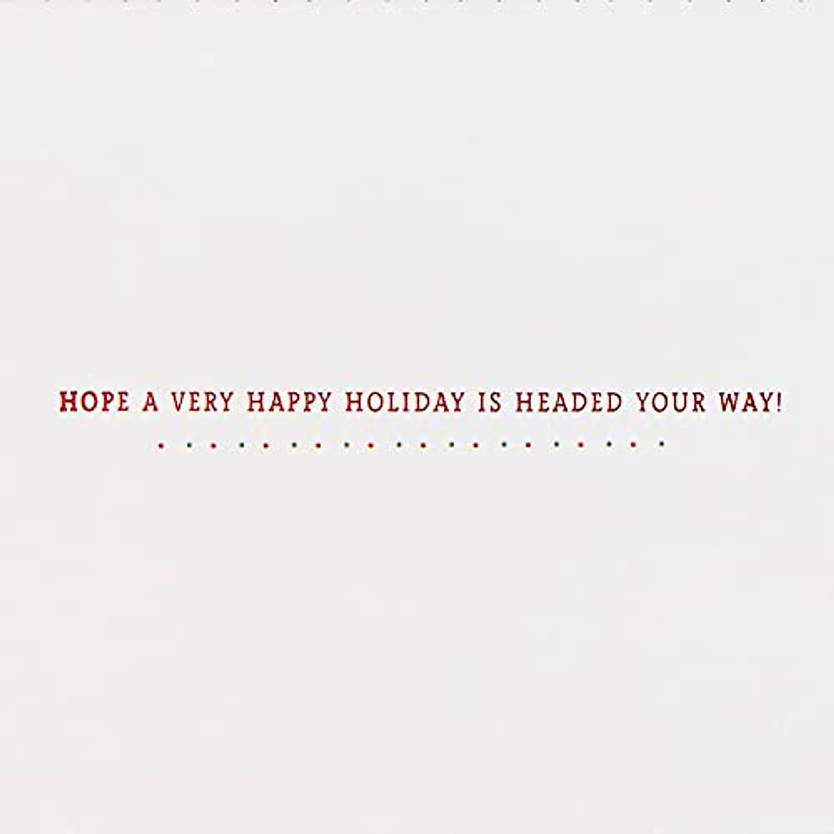 Hallmark Signature Christmas Card (Christmas Train)