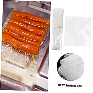 SOLUSTRE 100pcs Shrink Film Shrink Plastic Bags for Packaging Shrink Film Wrap Shrink Sealer Bags Plastic Sealer Machine Transparency Film Shrink Wrap Bags Packaging Bag Shrink Bag Soap Pof