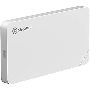GlocalMe U3 Mobile Hotspot,Wireless Portable WiFi for Travel in 140+ Countries,No SIM Card Needed,Smart Local Network Auto-Selection,High Speed WiFi with US 8GB & Global 1GB Data, Pocket WiFi (White)