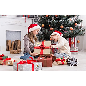 WHING Warning Opening This Package Will Cause Extreme Happiness Thank You Stickers Labels , Order Packages Envelope Seals Decorative Label Ideal for Business Gift Bags and Retailers, 500pcs