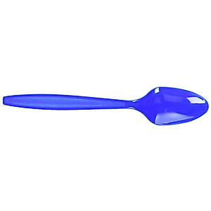 Amscan 43601.105 Plastic Spoons, One Size, Bright Royal Blue
