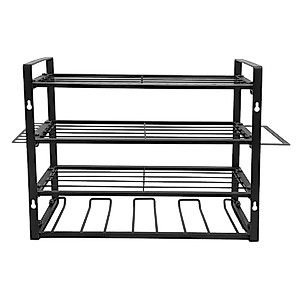 Power Tool Organizer, Large Power Tool Organizer Wall Mount, 4 Layers Garage Tool Organizers, Wall Mounted Power Tool Holder for Home, Garage, Warehouse, Workshop