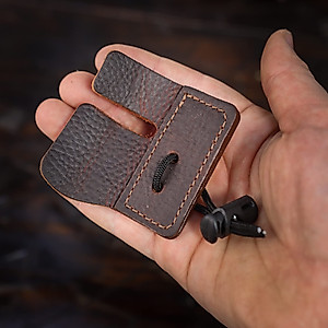 Shatterproof Archery Split Finger Archery Shooting Tab | Real Leather | Made in USA (Right Hand Chrome Tan)