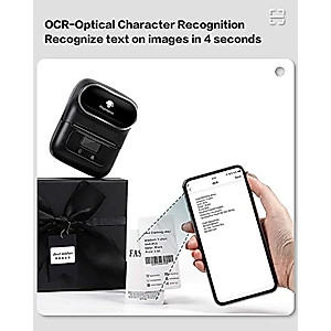 Phomemo M110 Bluetooth Label Maker with 3 Rolls 1.97"x3.15"(50x80mm) Thermal Labels- Thermal Label Maker Printer Apply to Labeling, Office, Cable, Retail, Barcode, Compatible with Android & iOS