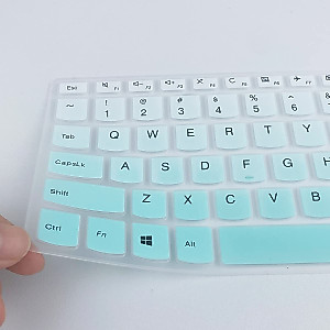 MUBUY Keyboard Cover for Lenovo IdeaPad 3 15 15.6 17.3 |Lenovo Yoga C740 C940 15.6 |Lenovo Ideapad 320 330 330s 340s 520 S540 720s 130 S145 L340 S340 V330 V130 |ThinkBook 15 -Mint Green