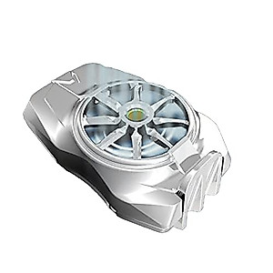 Universal Phone Cooler, Portable Quick Cooling CellPhone Radiator Gaming Cooler Fan for android devices Silver Plug-in