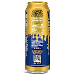 Liquid Death Iced Black Tea/Lemonade, Dead Billionaire (aka Armless Palmer) 19.2oz King Size Cans (8-Pack)