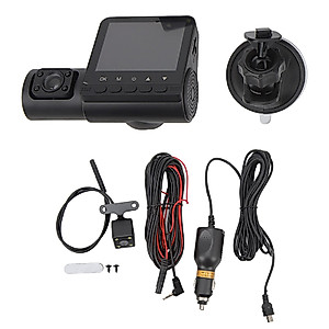 3 Channel Cam 1080P Triple Car Camera Night Vision Loop Recording Reliable Driving Recorder Complete Coverage