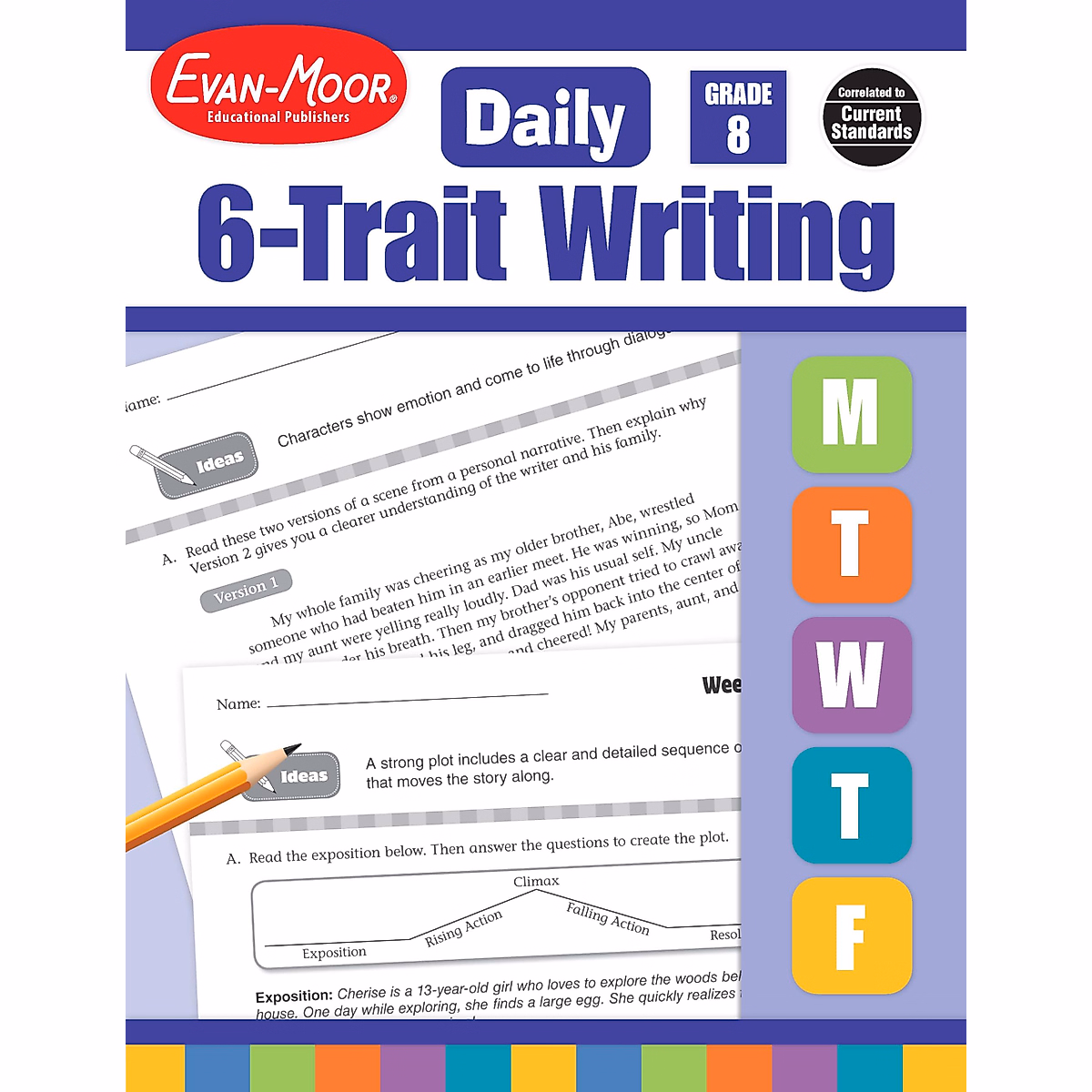 Evan-Moor Daily 6-Trait Writing, Grade 8