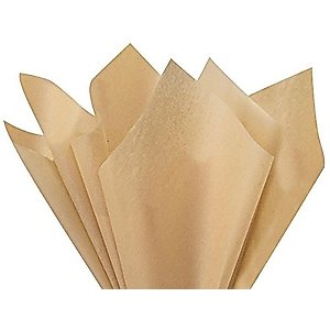 Desert Tan Tissue Paper 20 x 30 48 Sheets Premium Quality Gift wrap Paper by A1 bakery supplies