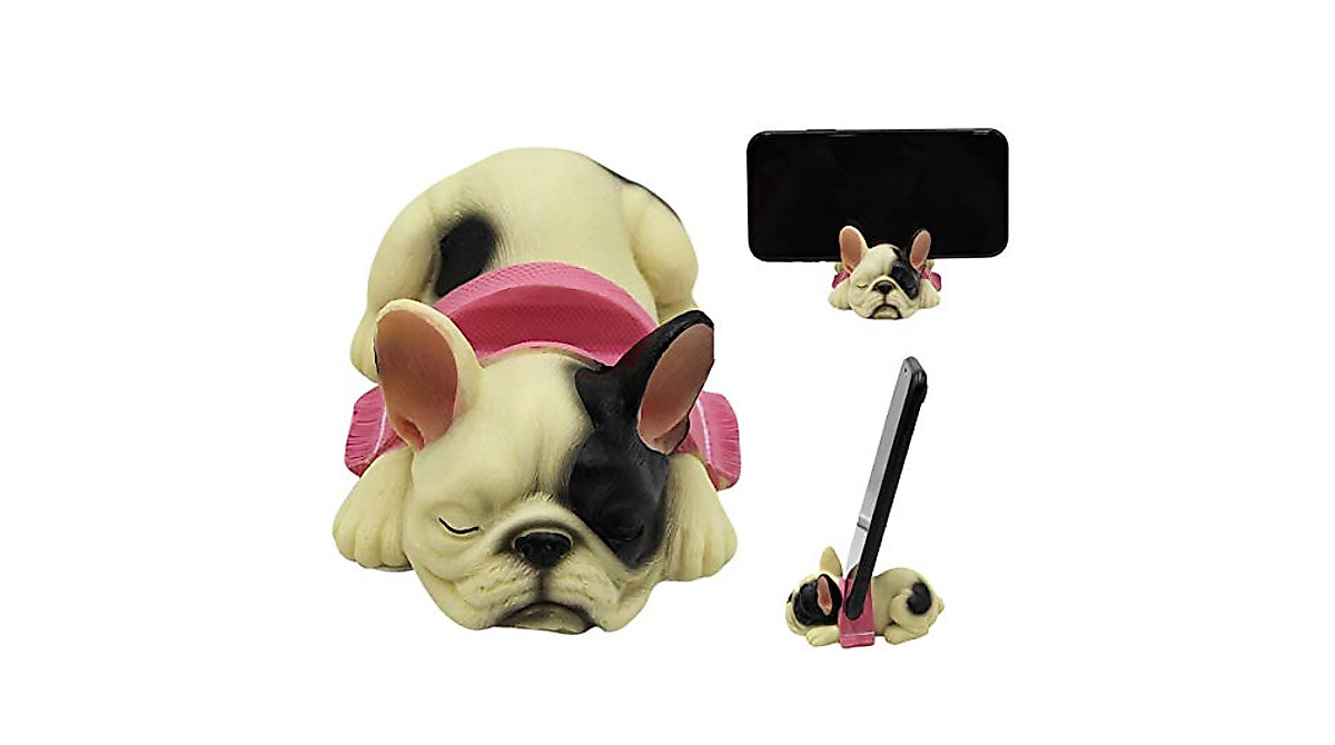 Cute Dog Desk Phone Stand - Adorable Cartoon Animal Holder for Desk