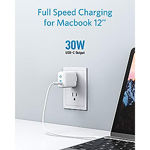 USB C Charger, Anker 30W PIQ 3.0 USB-C Fast Charger Adapter, PowerPort III Mini Compact Charger for iPad/iPad Mini, for iPhone 14/14 Plus/14 Pro/14 Pro Max/13, Pixel, Galaxy, and More