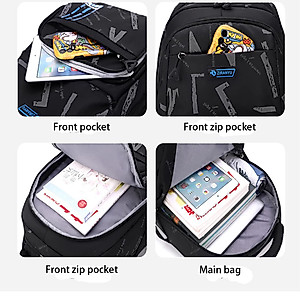 Travel Backpack Laptop Backpacks Men Women Water Resistant College School Bookbag Dark Blue