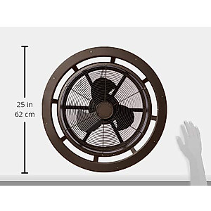 Fanimation FP7964BOB Beckwith Ceiling Fan with Light Kit, 23 inch, Oil Rubbed Bronze