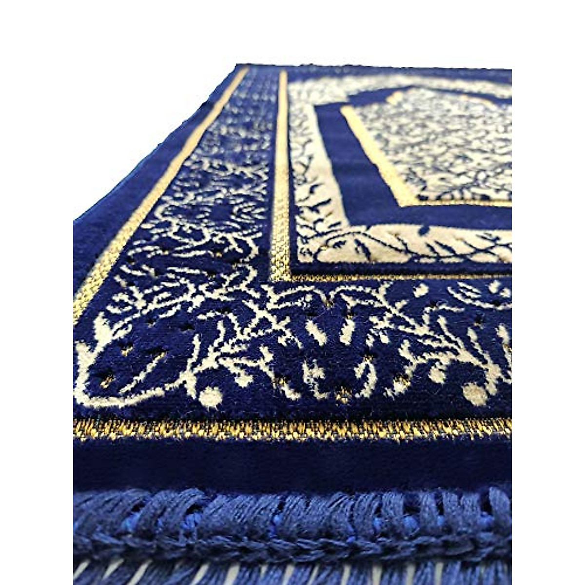 BAYKUL Muslim Prayer Rug - Islamic Turkish Prayer Rugs-Great Ramadan Gifts-Prayer Mat for Women and Men-Islam Carpet-Portable Muslims Mats-Praying Rugs Islam with Beads-Gift Prayer Beads 99