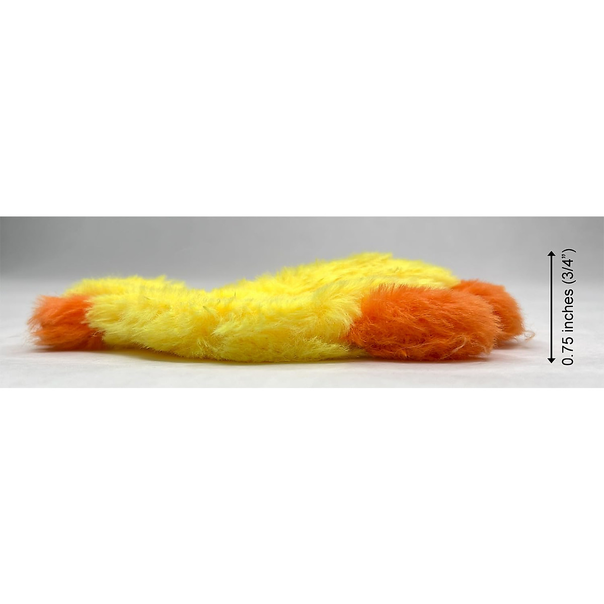 Glory To Dog TinyToy Plush Yellow Duck Very Small Unstuffed Dog Toy