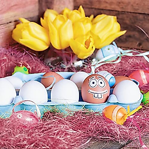 PEVOGON Pink Easter Grass Raffia Filler Paper Shreds for Easter Basket Gift Packaging Filling Egg Stuffer Party Supplies Decoration, 200G