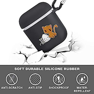 Fruits Cute Basket Compatible with Airpods Case Cover 2 & 1 Shockproof Protective Soft TPU Headphone Cases for Girls Boys Women Men with Keychain