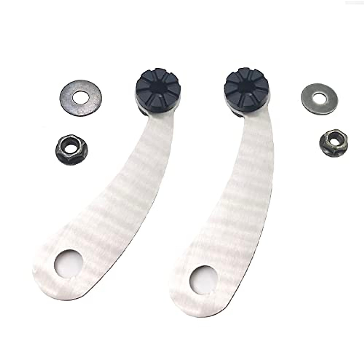WHALETAIL Universal Motorcycle Speedometer Mount 304 Stainless Steel Speedometer Bracket with Screw Nuts and Rubber Pads