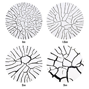 Huge Miniatures Crackle Paste, Model Basing Paint for Tabletop Gaming Scenery and Diorama Building by Huge Minis – 2oz Resealable Jar (Volcanic)